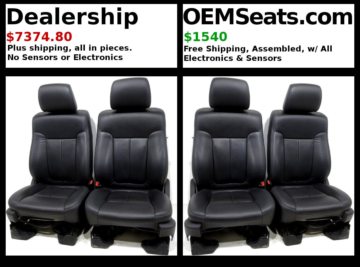 Buying Seats At The Dealership vs Buying Used Seats a price comparison ...