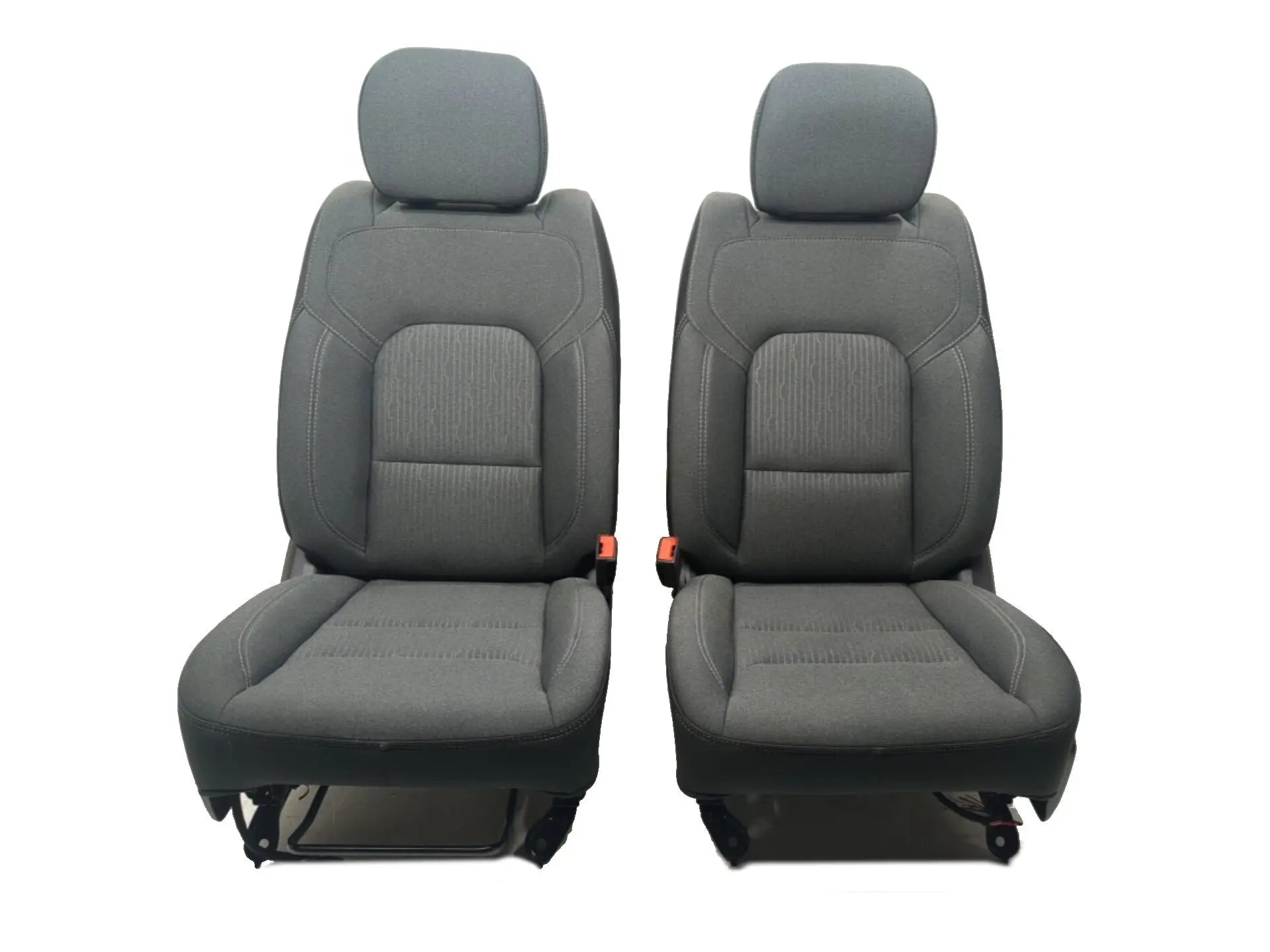 Dodge Ram Seats 2019-2024, Powered Heated, Black Cloth, 1500 DT #1288