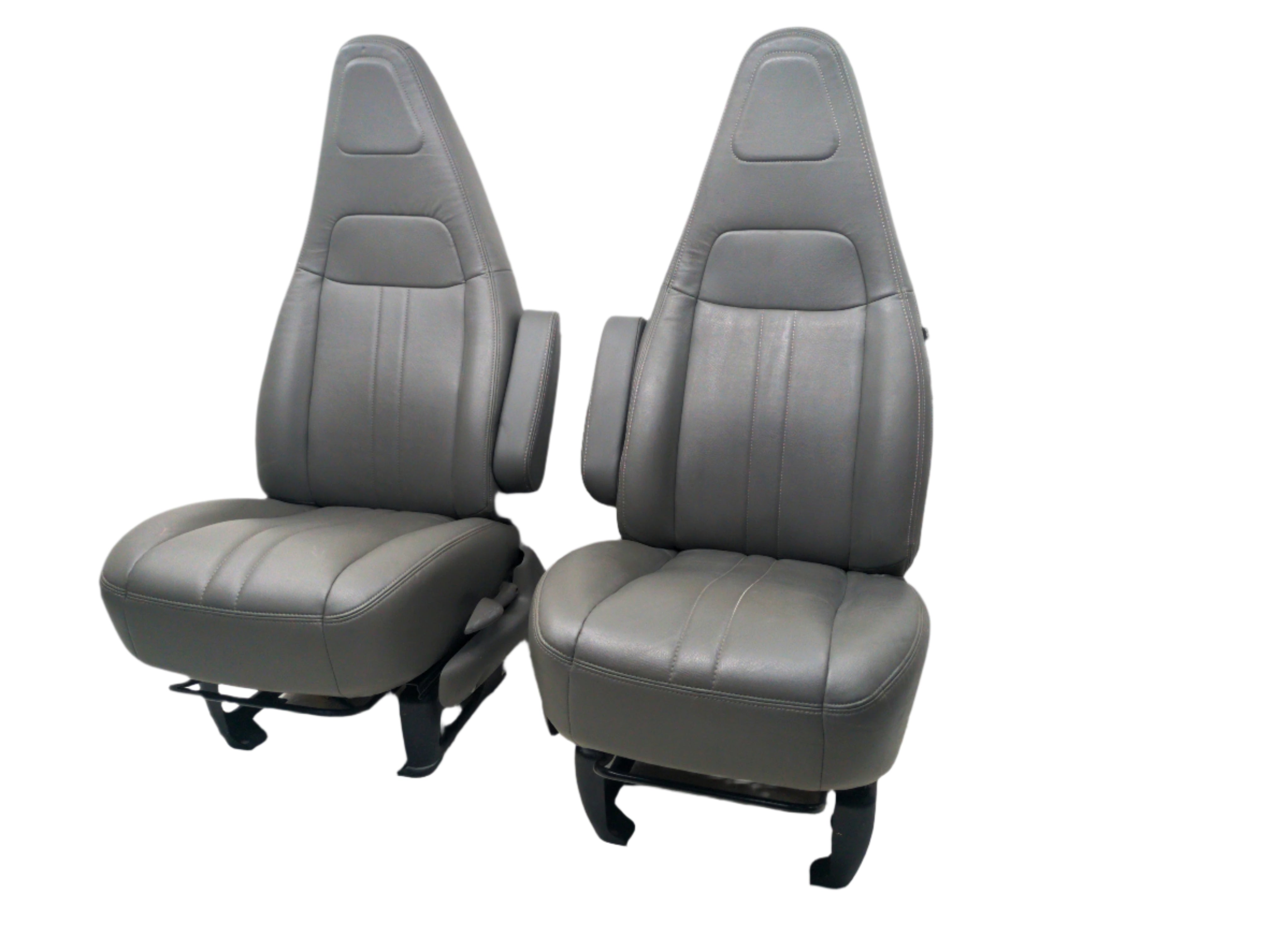 1997 - 2024 Chevy Express GMC Savana Van Seats, Gray Vinyl, Manual w ...