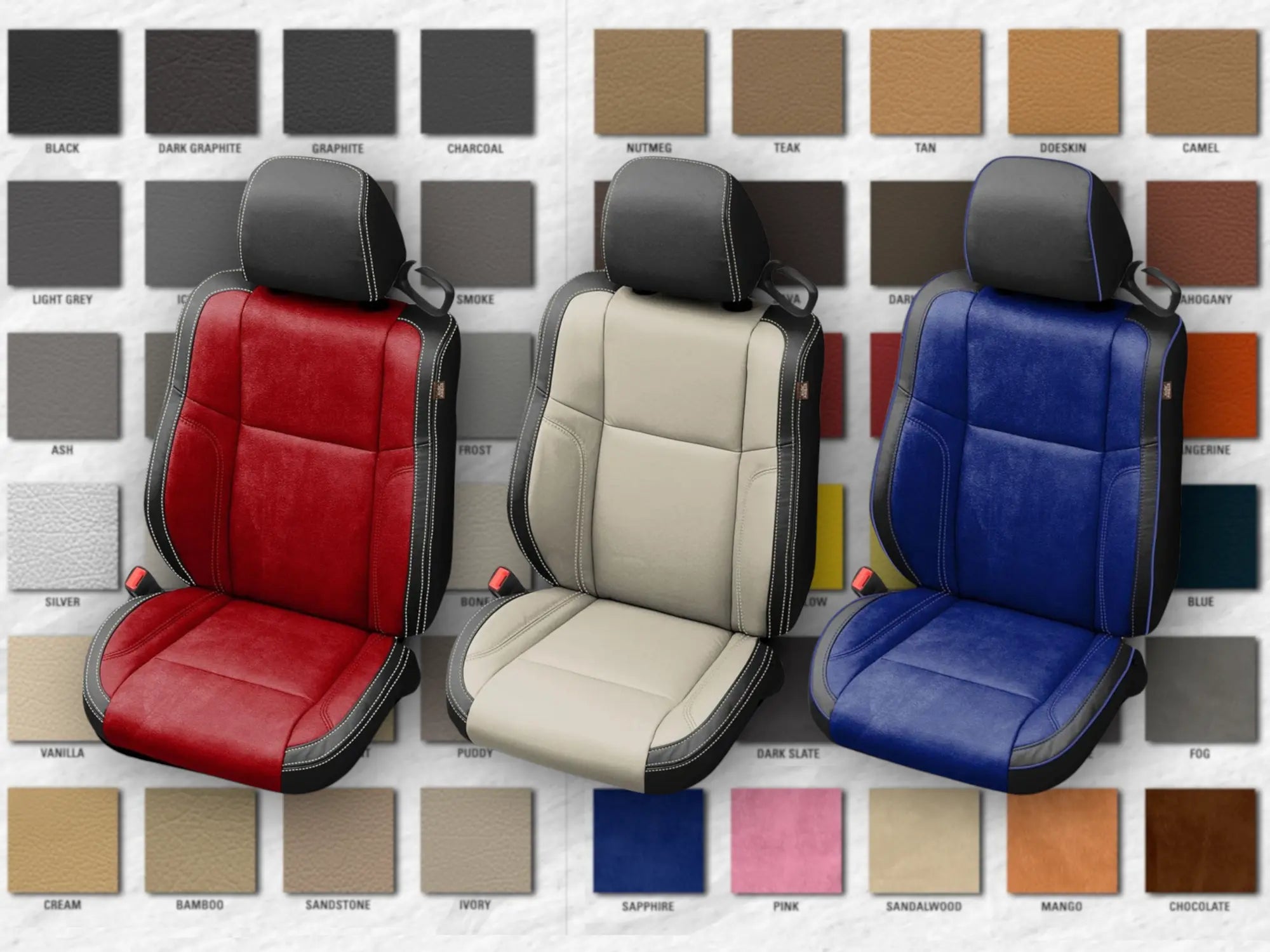 Dodge Challenger Seats Custom Made To Order, 2013-2023