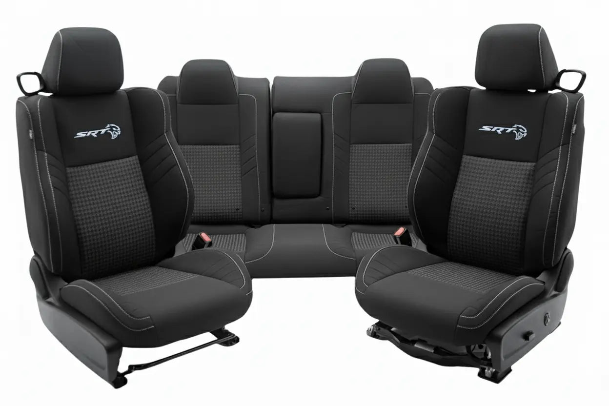 Dodge Challenger SRT Seats 2015-2023, OEM Front and Rear Cloth #7782E