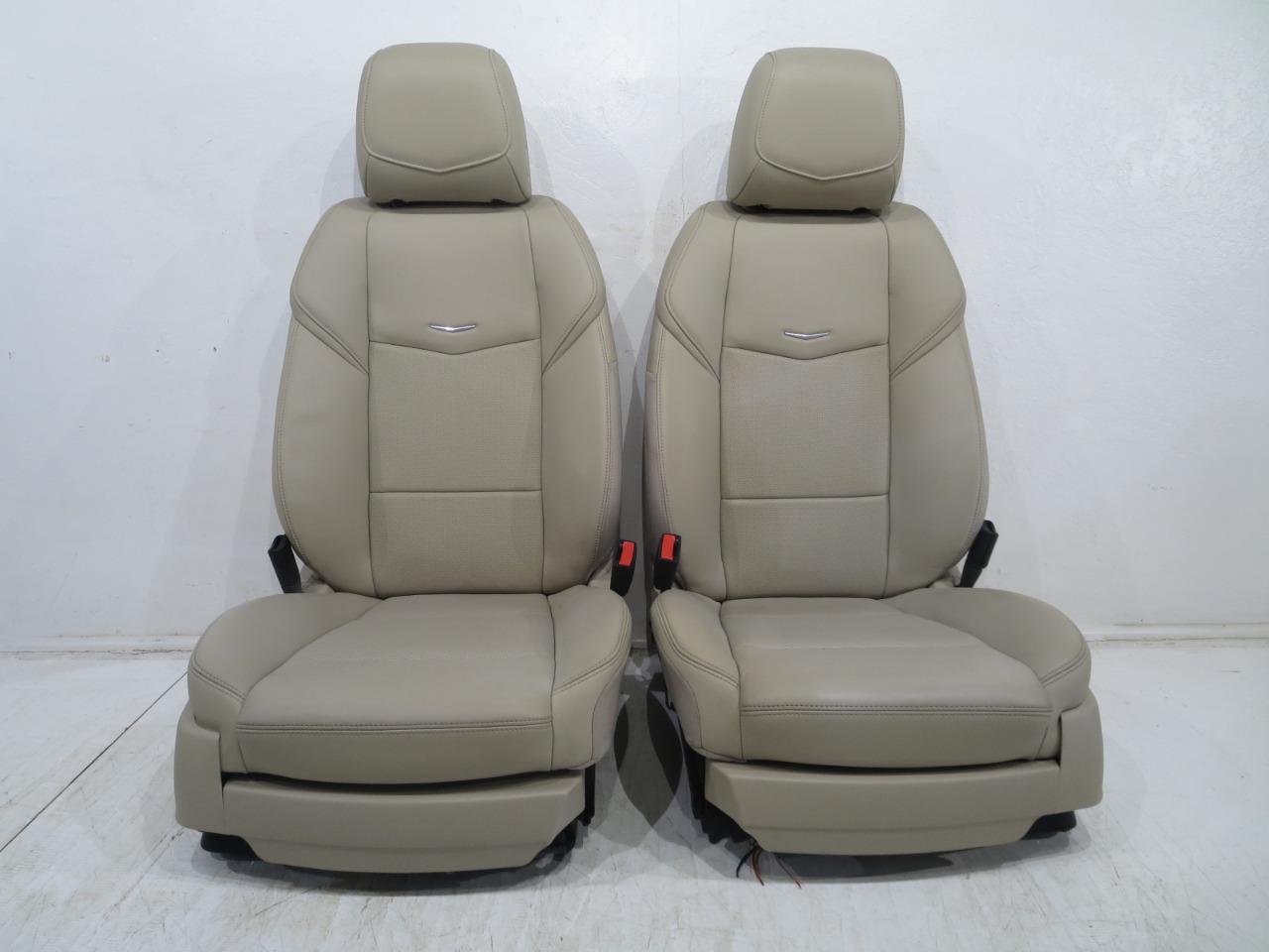 2013 - 2019 Cadillac ATS Seats, Sedan, Light Tan Leather #340r