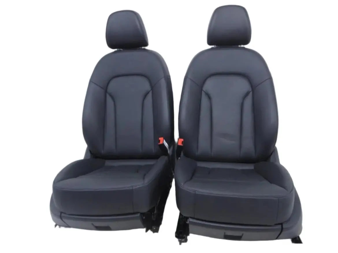 Audi Q3 Seats, 2015-2018 Black Anthracite Leather, Powered. #9858r
